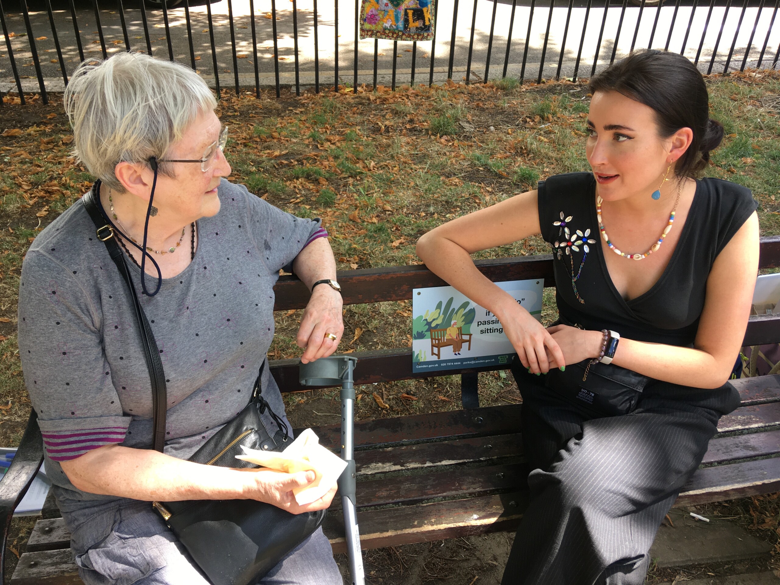 My journey to happy to talk benches - Camden Disabled People's Voices